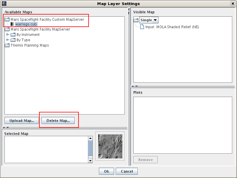 Advanced/Custom Maps | JMARS - Java Mission-planning and Analysis for Remote Sensing